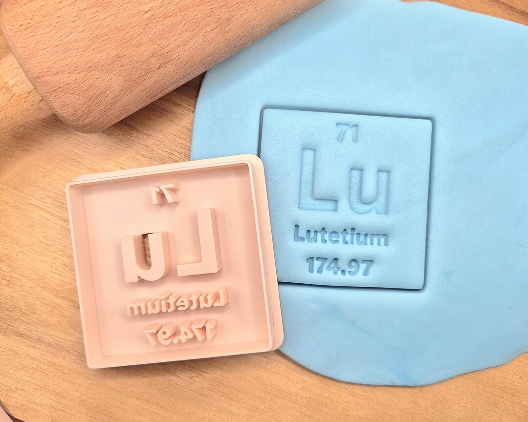 Lu Lutetium Periodic Table Cookie Cutter - Chemistry, Periodic Table of ...