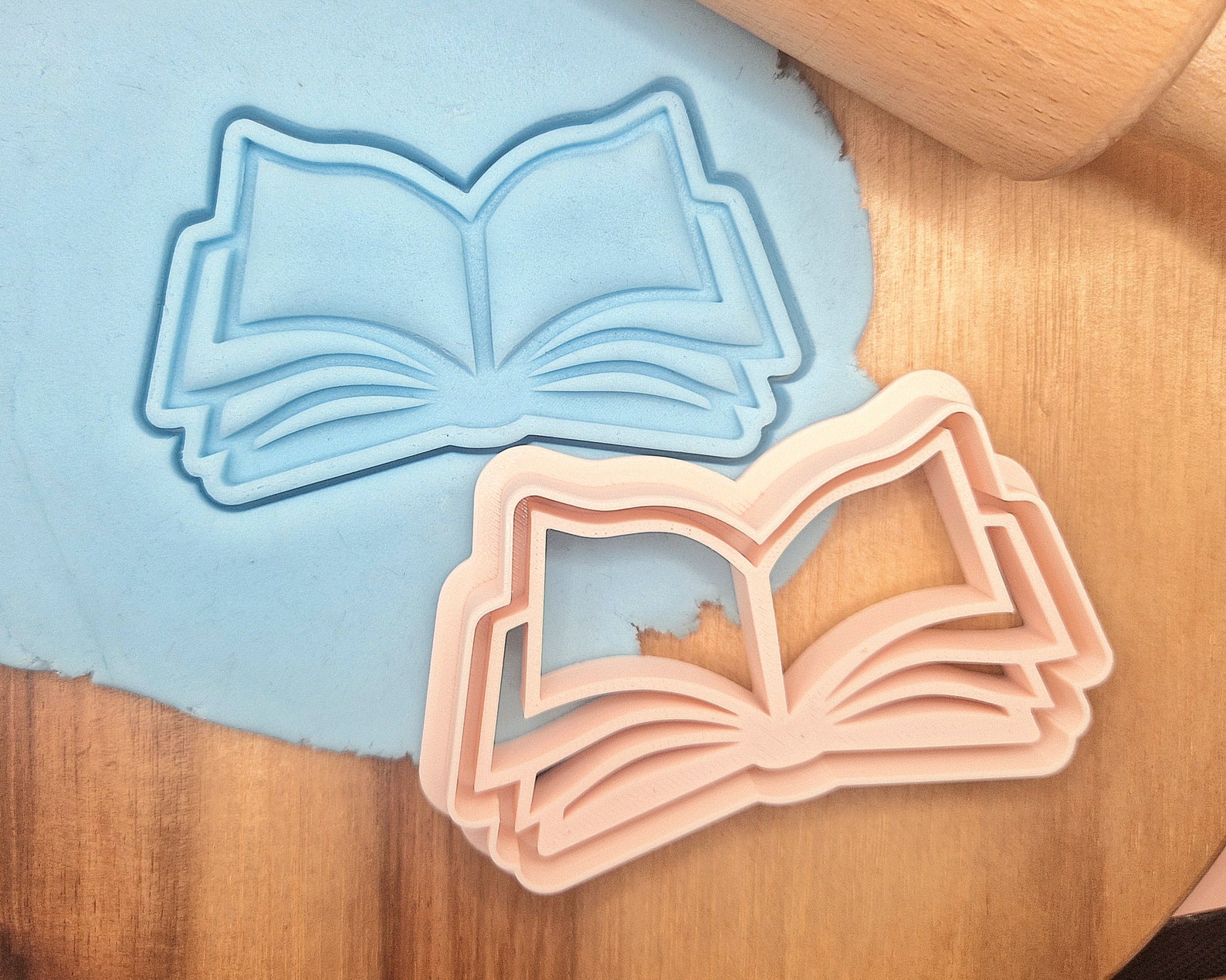 Open Book Cookie Cutter - Reading, Hobby - Reader, Books - Pastry, Fondant, Dough, Biscuit - Etsy