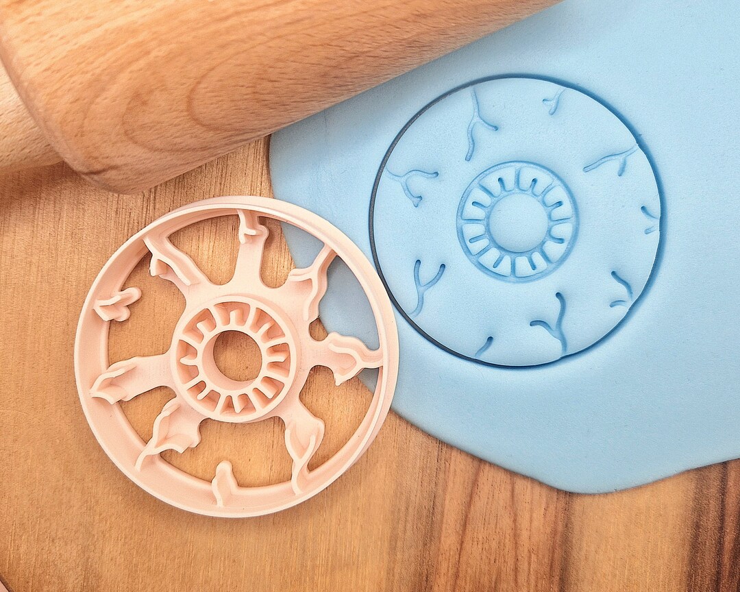 Eyeball Cookie Cutter - Front View Eye, Anatomical - Human Body Cookie ...