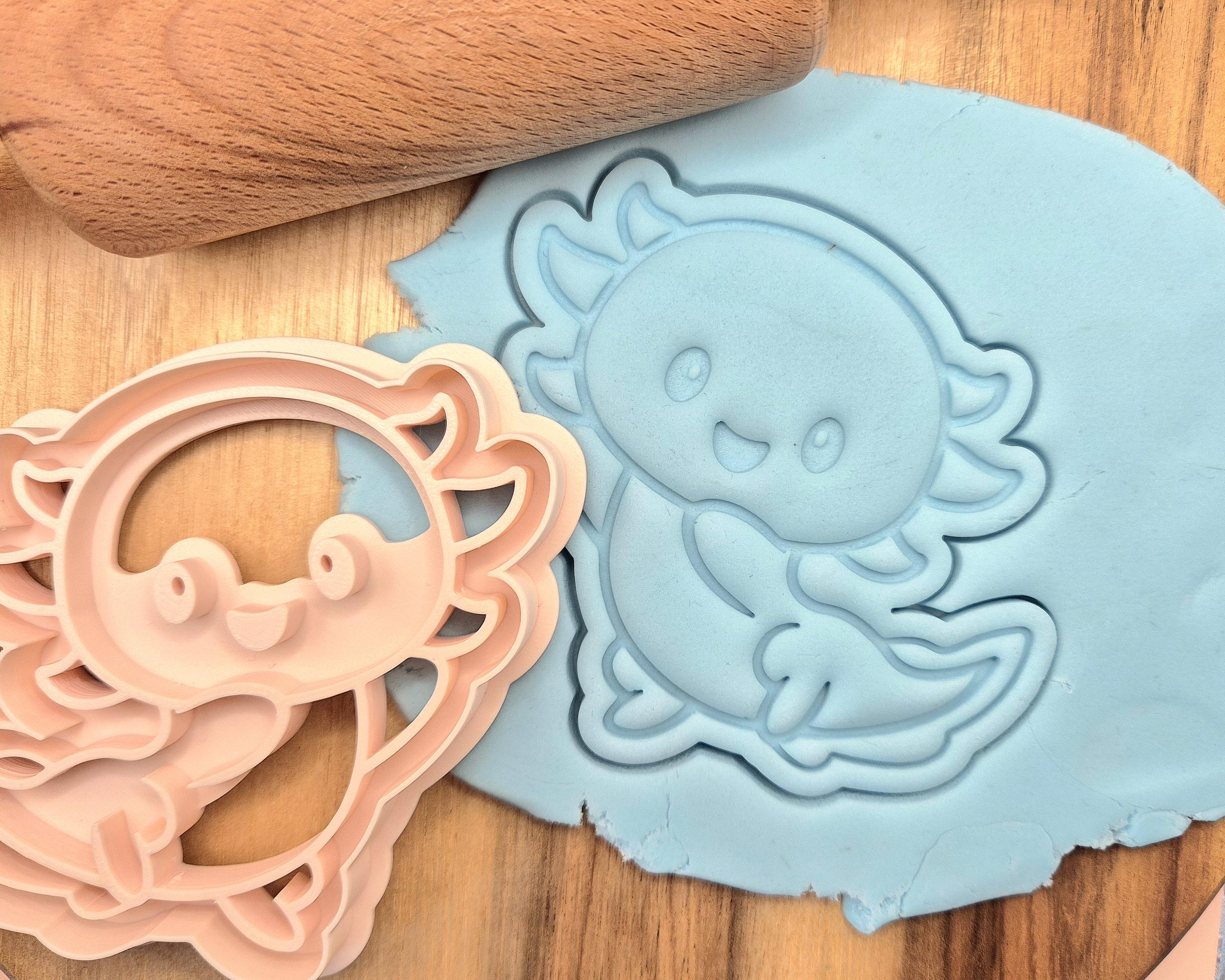 Axolotl Cookie Cutter - Wild Animals - Animal, Sea, Cute Cookies ...