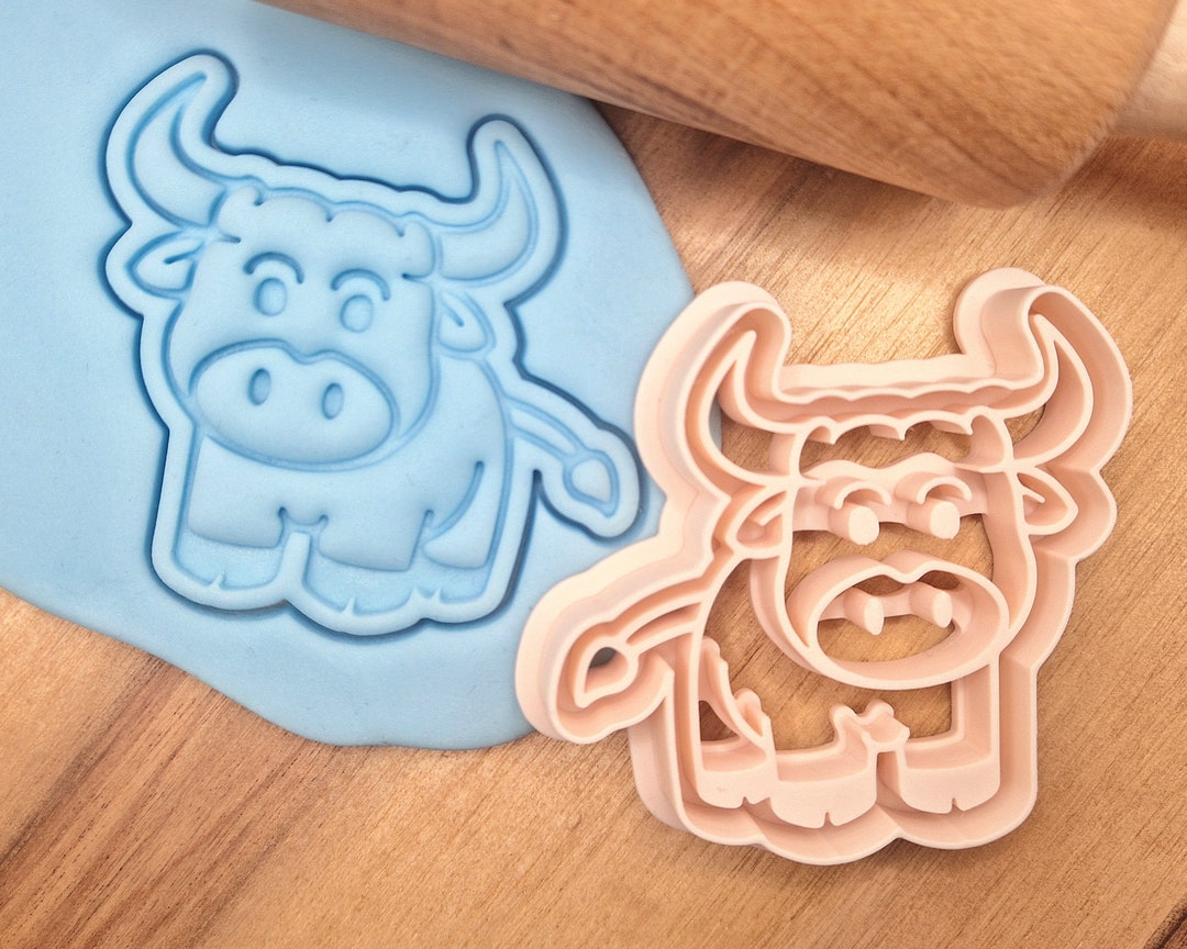 Bull Full Body Cookie Cutter - Farm Animals - Animal, Bulls Cookies ...