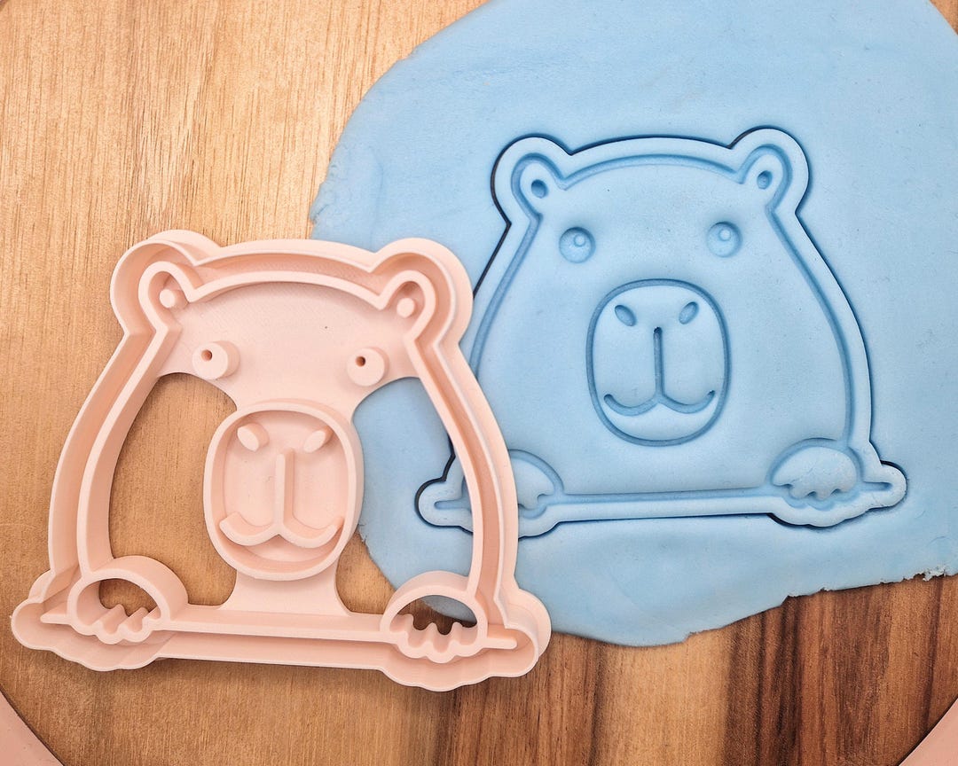 Capybara Happy Cookie Cutter - Wild Animals - Animal, Capybaras Cookies ...