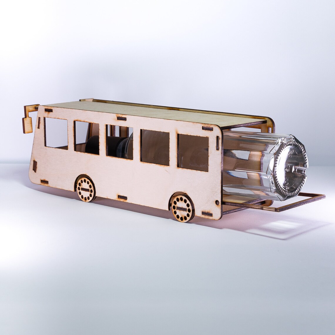 Bus Laser Cut File | Laser Cut File Vector Bottle Bus | Birthday | Gift ...