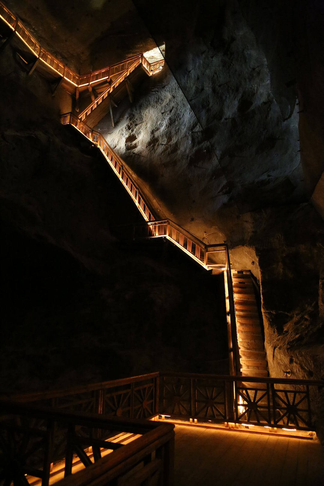 Glowing Stair Case Wieliczka Salt Mine Poland - Etsy