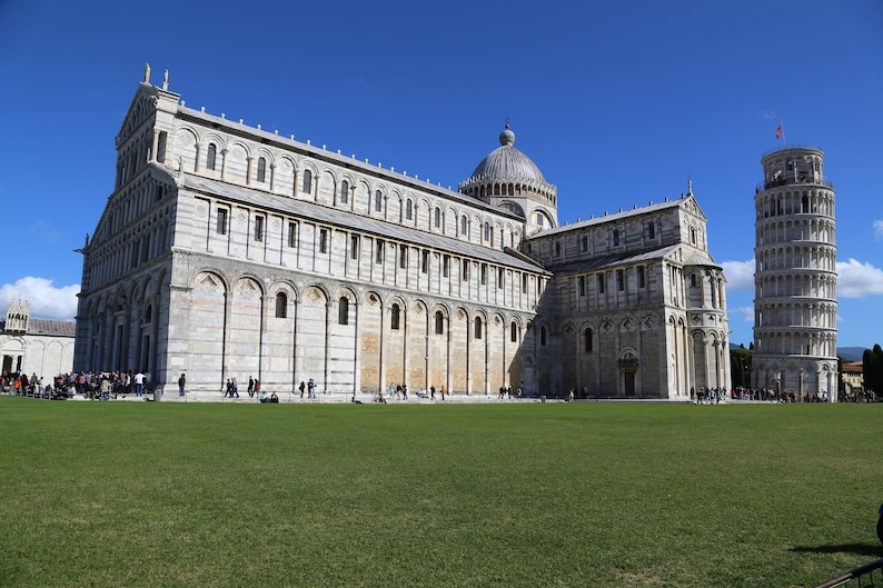 Leaning Tower of Pisa and Cathedral - Etsy