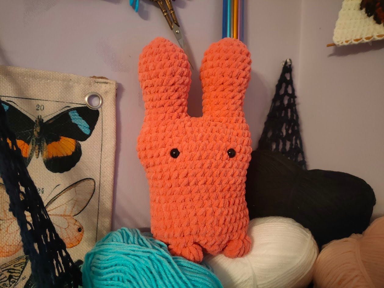 PDF Amigurumi Crochet Pattern No Sew Mokke Bunny From Jibaku Shounen ...