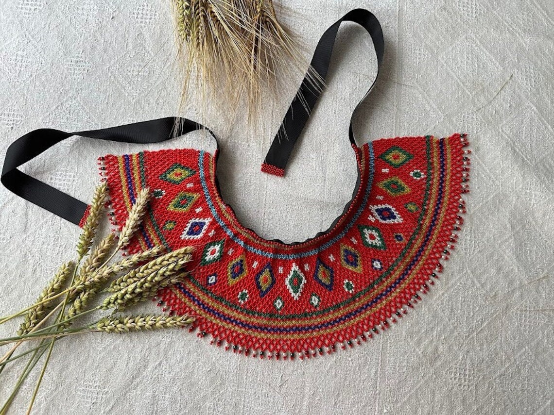 Ukrainian Traditional Necklace Lemko Krywulka, Sillyanka - Etsy