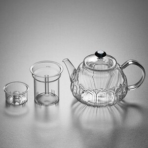 Glass Tea Set | Teapot | Steaming and Boiling Teapot | Floral Teapot ...