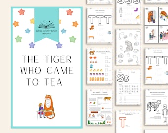 The Tiger Who Came to Tea Sequencing Pack - Etsy