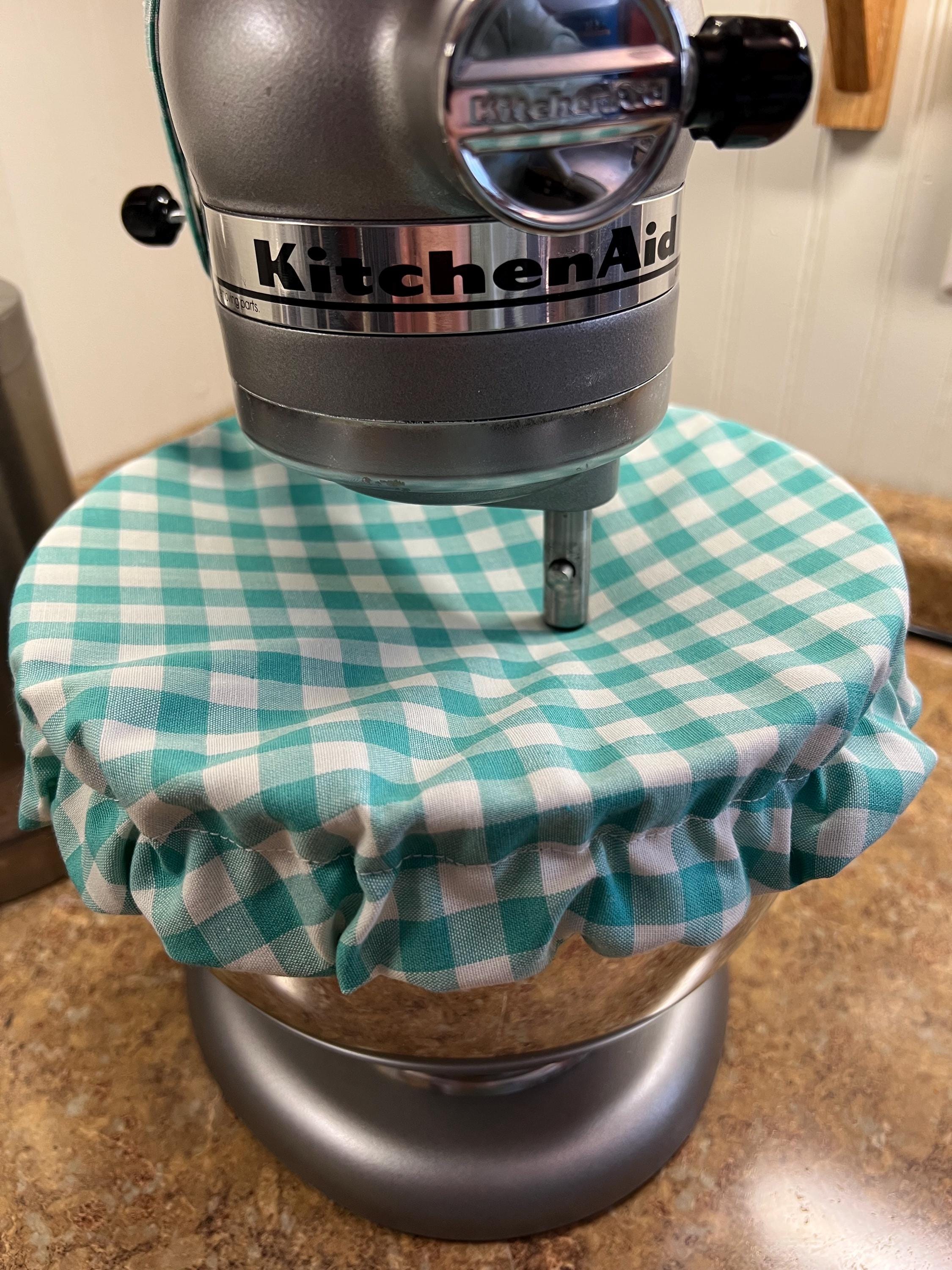 Kitchenaid Mixer Bowl Cover & Matching Bow Set Reusable Kitchen Decor ...