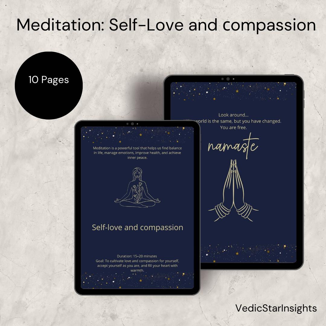 Self-love and Compassion Meditation, Mindfulness Tool for Personal or ...