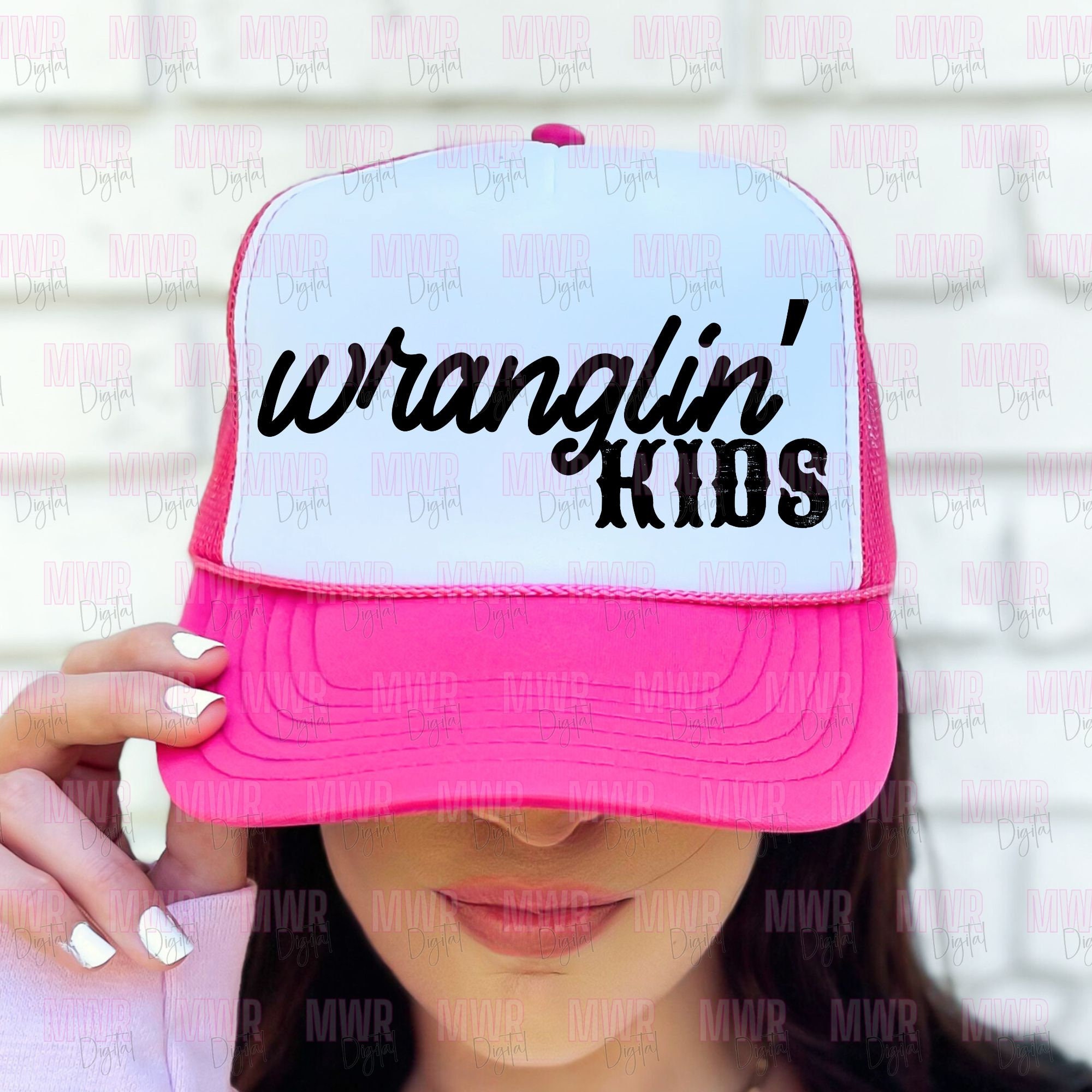 Wrangling Kids PNG, SVG, Digital Download, Summer Hat Design ...
