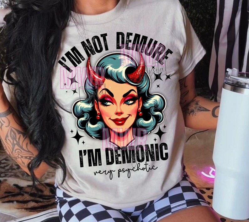Not Demure PNG, Very Demure, PNG, Funny Png, Trendy Png, Digital ...