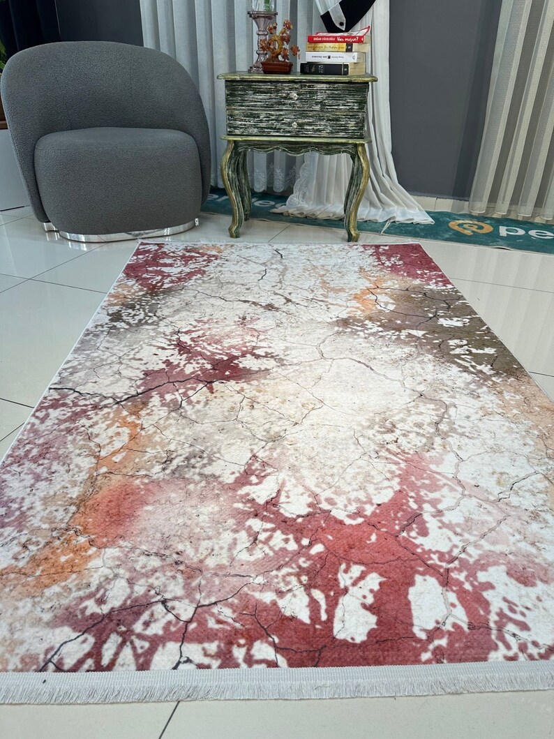 Autumn Themed Rug, Tree Pattern Customized Rug, Modern Design Rug for ...
