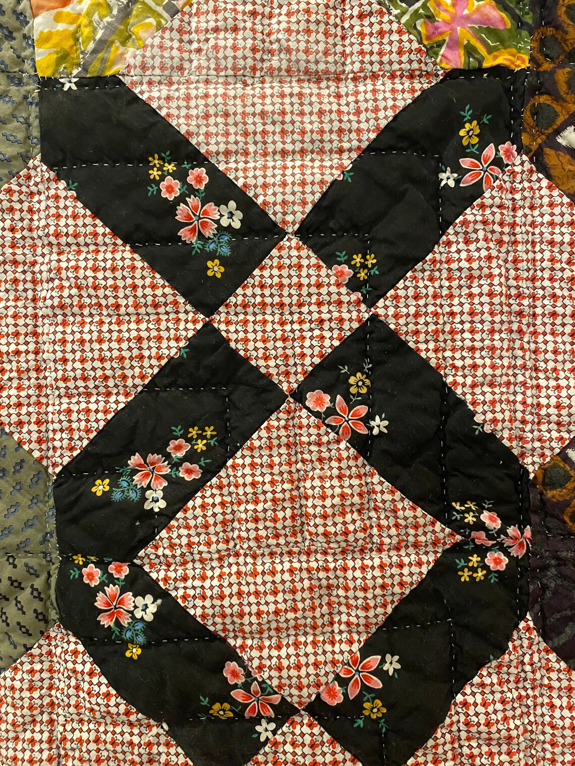Vintage X Marks the Spot Quilt - Etsy