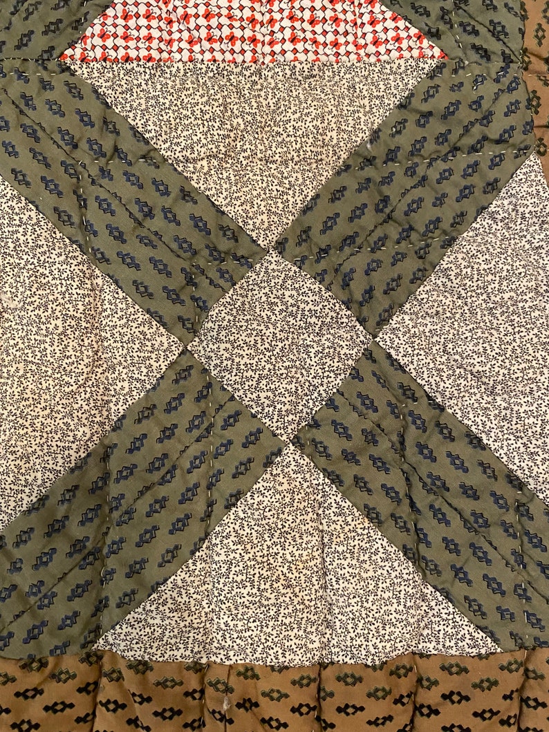 Vintage X Marks the Spot Quilt - Etsy