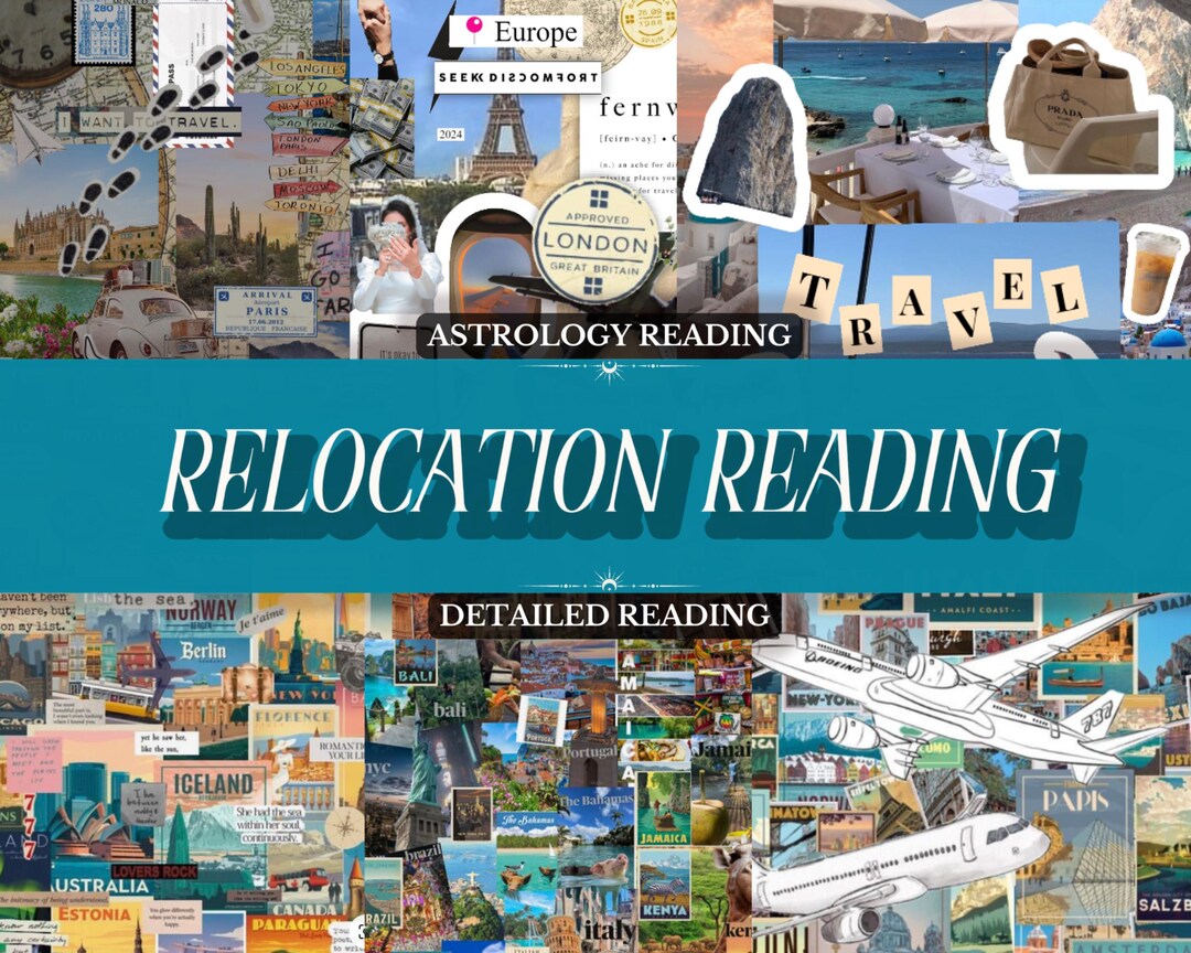 Astrocartography Relocation Reading, Relocation Astrology Reading ...