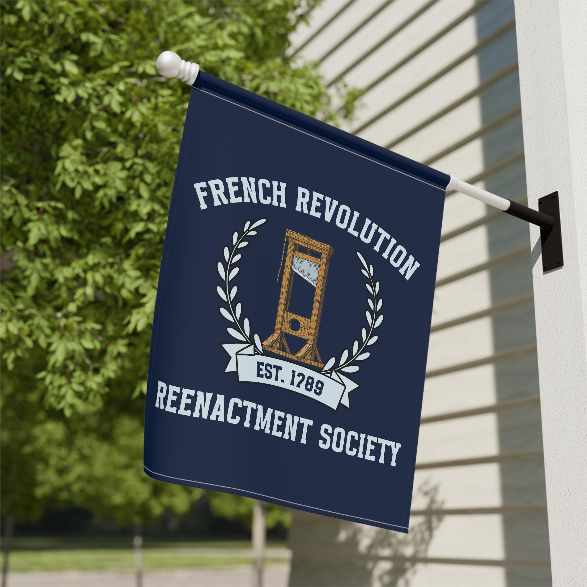French Revolution Guillotine Yard Garden House Flag, Anti Capitalism ...