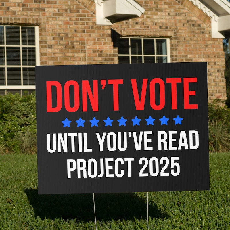 Political Yard Signs - Etsy