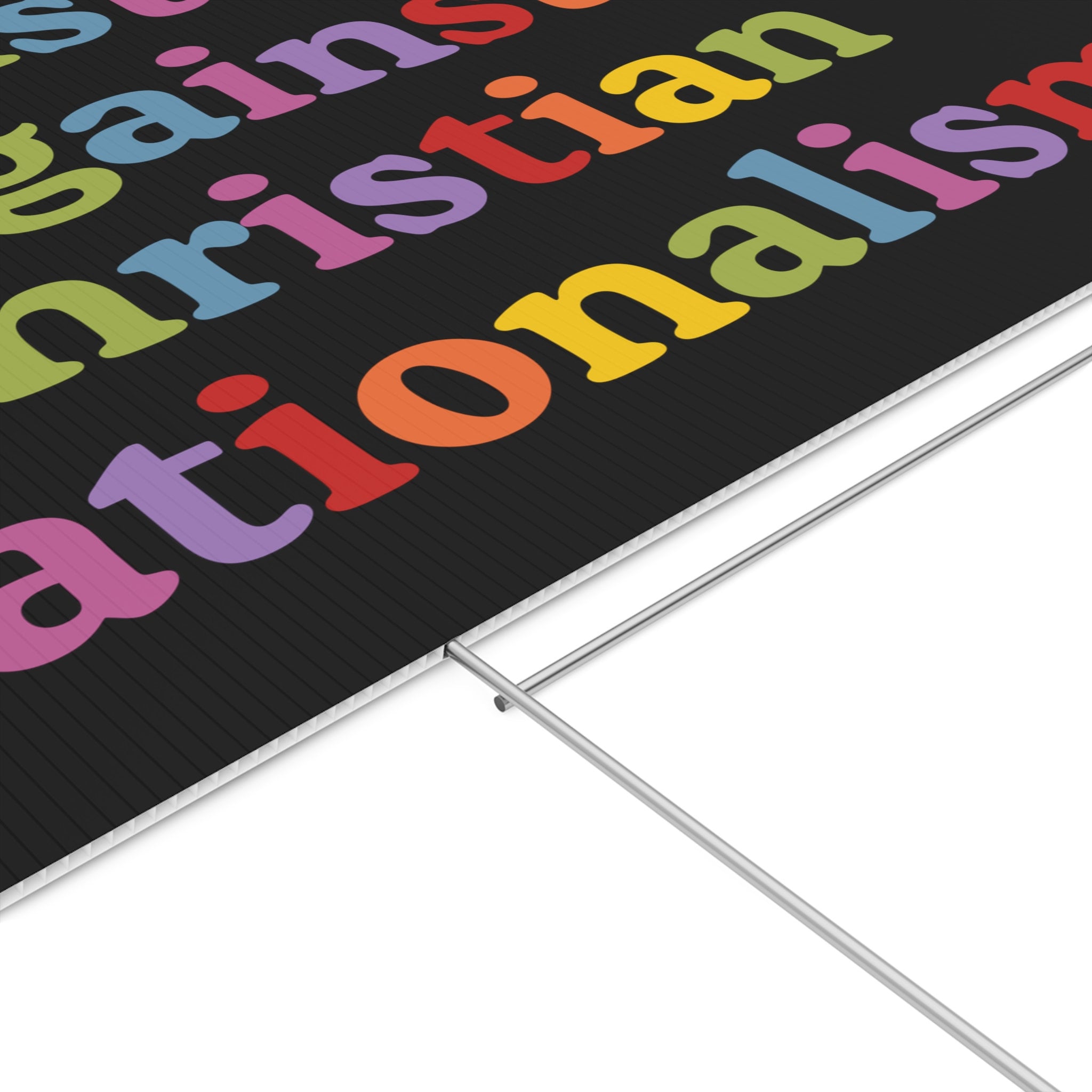 Progressive Christian Yard Sign, Anti Christian Nationalism, Stop ...
