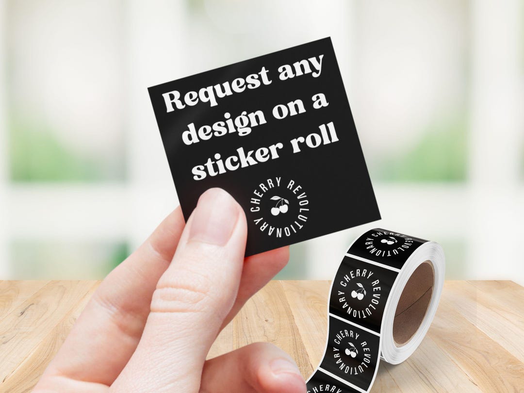 Add Any Design to a Sticker Roll, Custom Protest Labels, Liberal ...