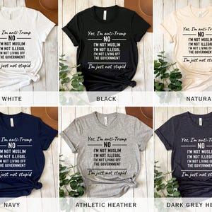 Anti-trump Tee, Funny Liberal Leftist Progressive Anti Racist Activist ...