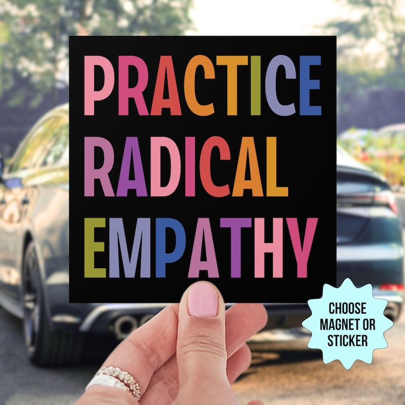 Radical Empathy Car Decal - Etsy