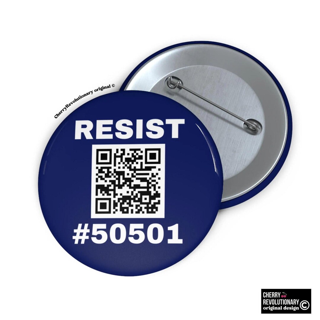 50501 Movement Awareness Pin Button, Anti Trump MAGA, Resist Oligarchy ...