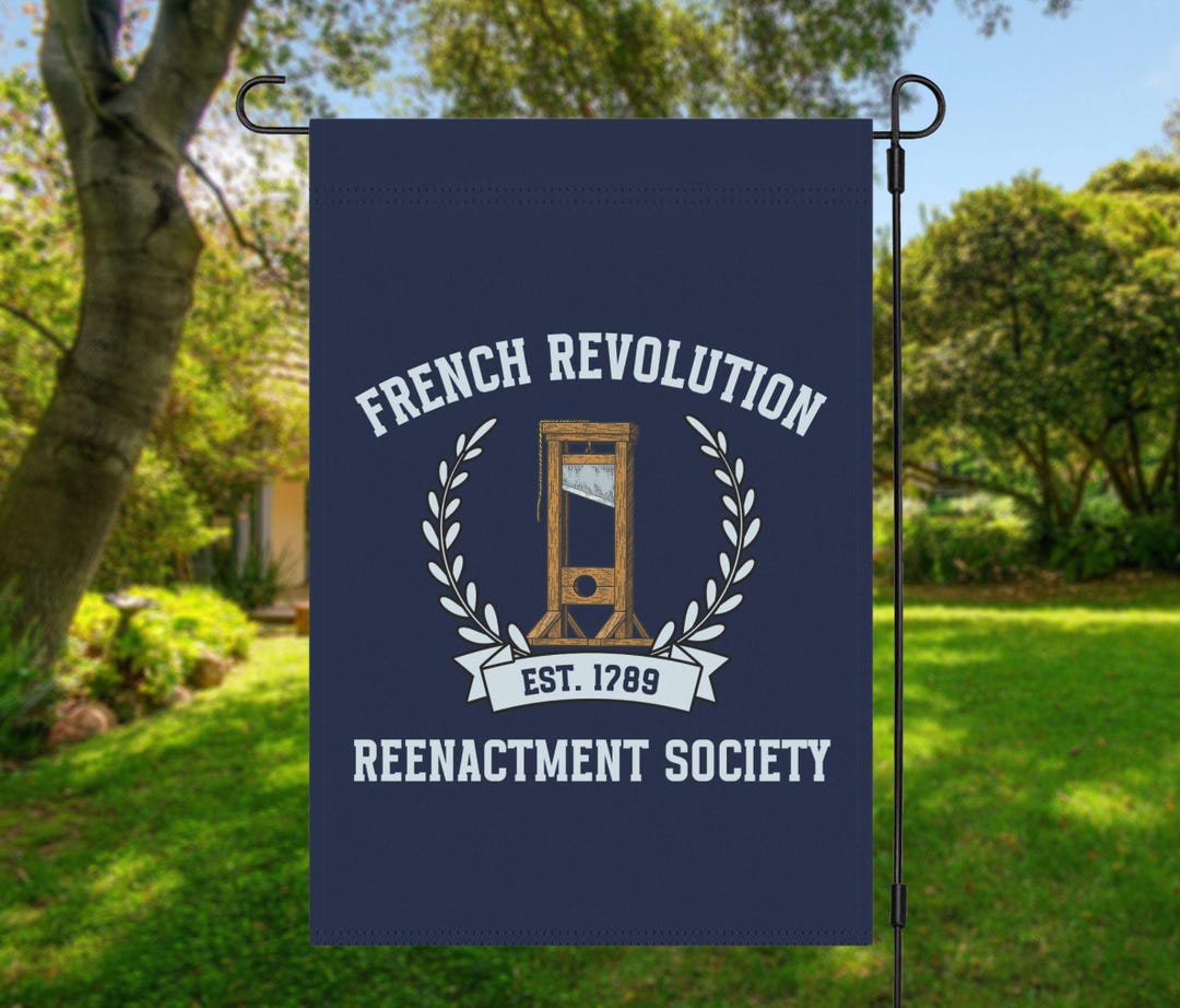 French Revolution Guillotine Yard Garden House Flag, Anti Capitalism ...