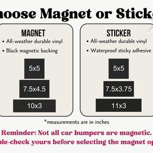 Custom Car Magnet/bumper Sticker, Design Your Own Car Decal, Liberal ...