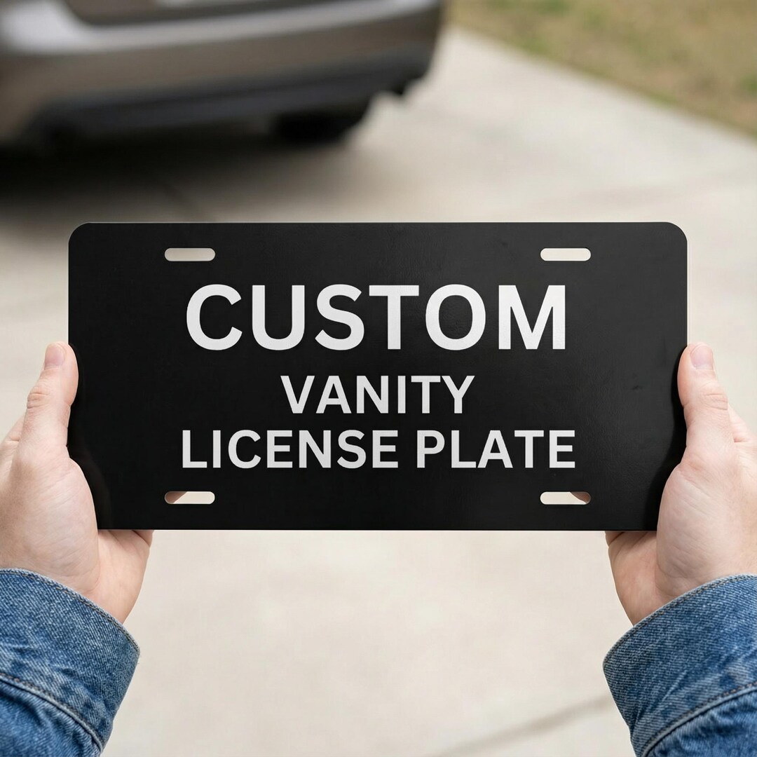 Custom Vanity License Plate, Add Any Design in My Shop to a Vanity ...