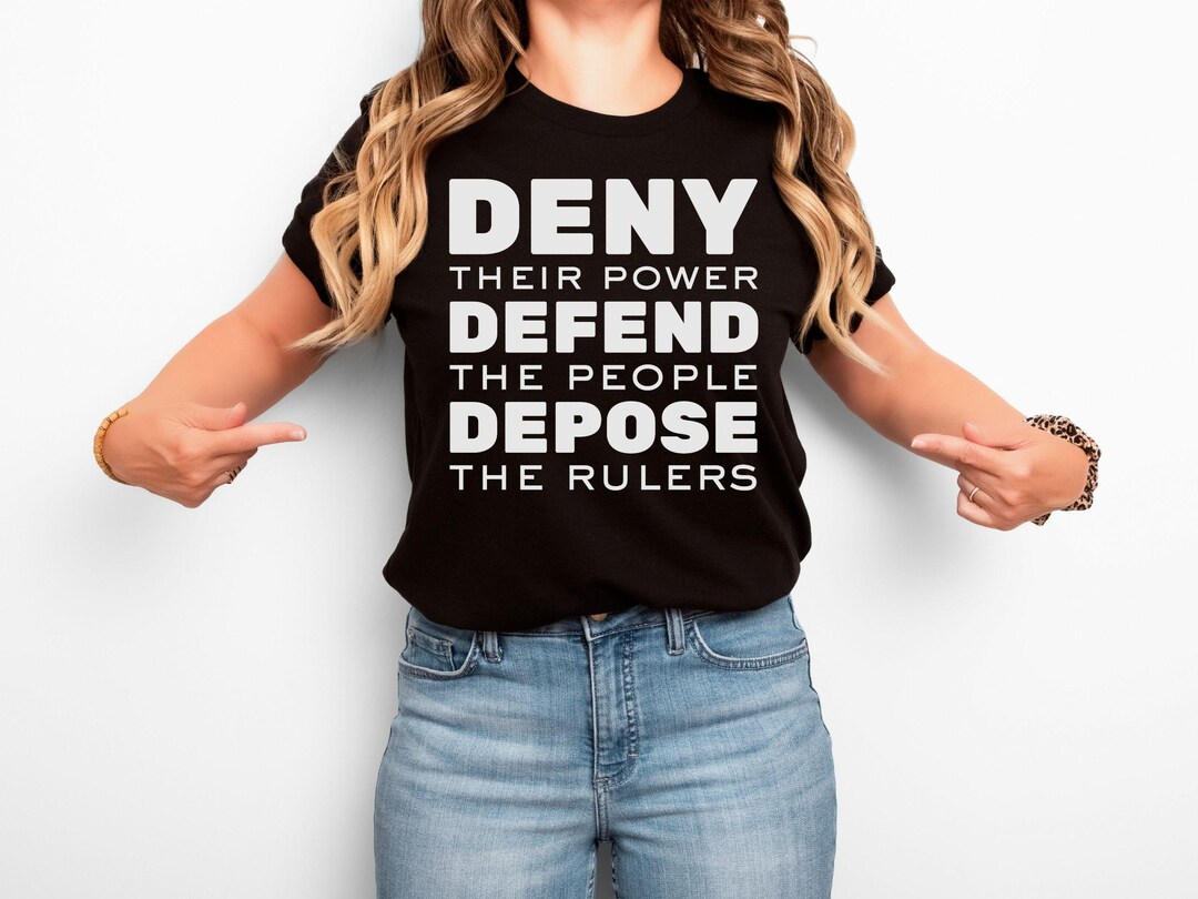 Deny Defend Depose Shirt, People Over Profit, Healthcare Activism ...