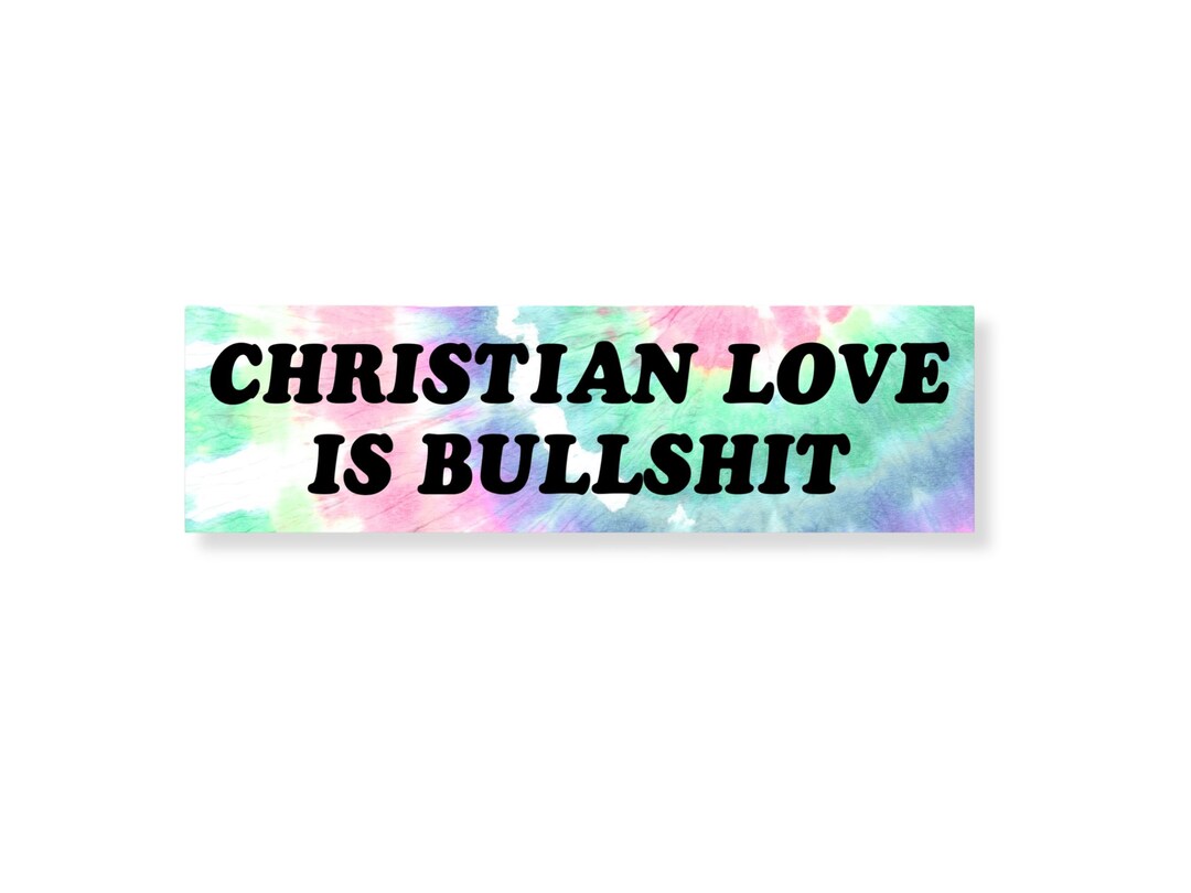 Anti Religion Bumper Sticker, Anti MAGA Trump Christian Nationalism ...