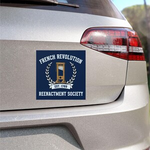French Revolution Guillotine Car Magnet/bumper Sticker, Anti Capitalism ...