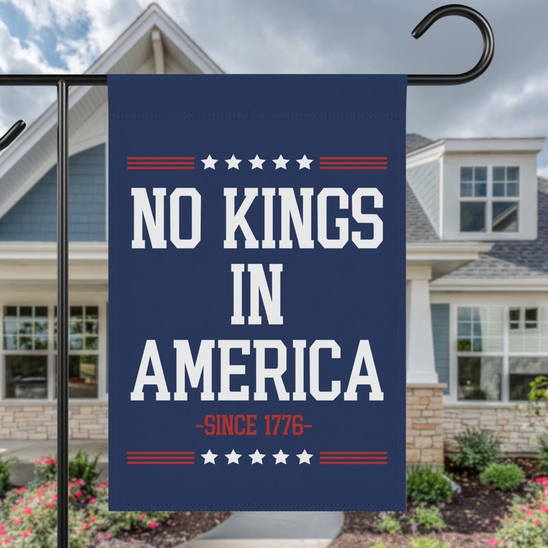 No Kings Protest Signs - Etsy