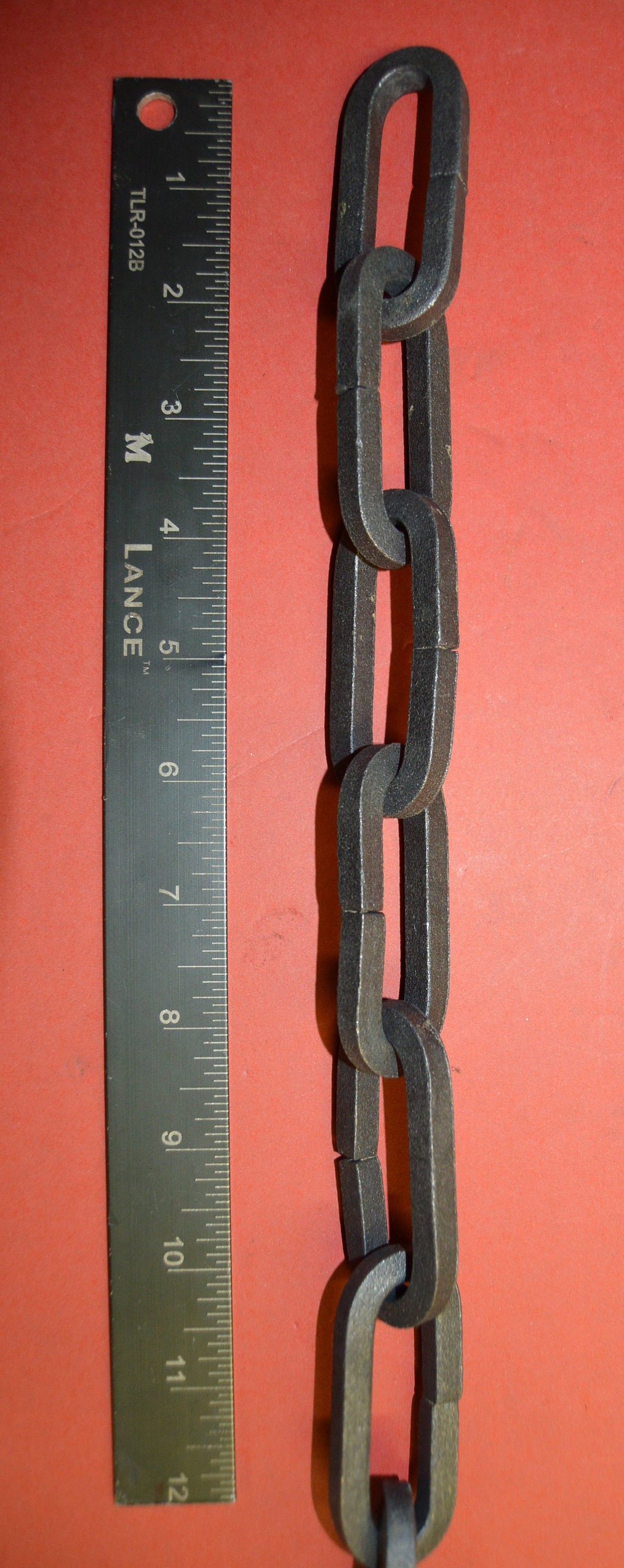 Wrought Iron Chain, Lighting, Chandelier, Lamp, 5/16" Square, 1" X 2 3/ ...