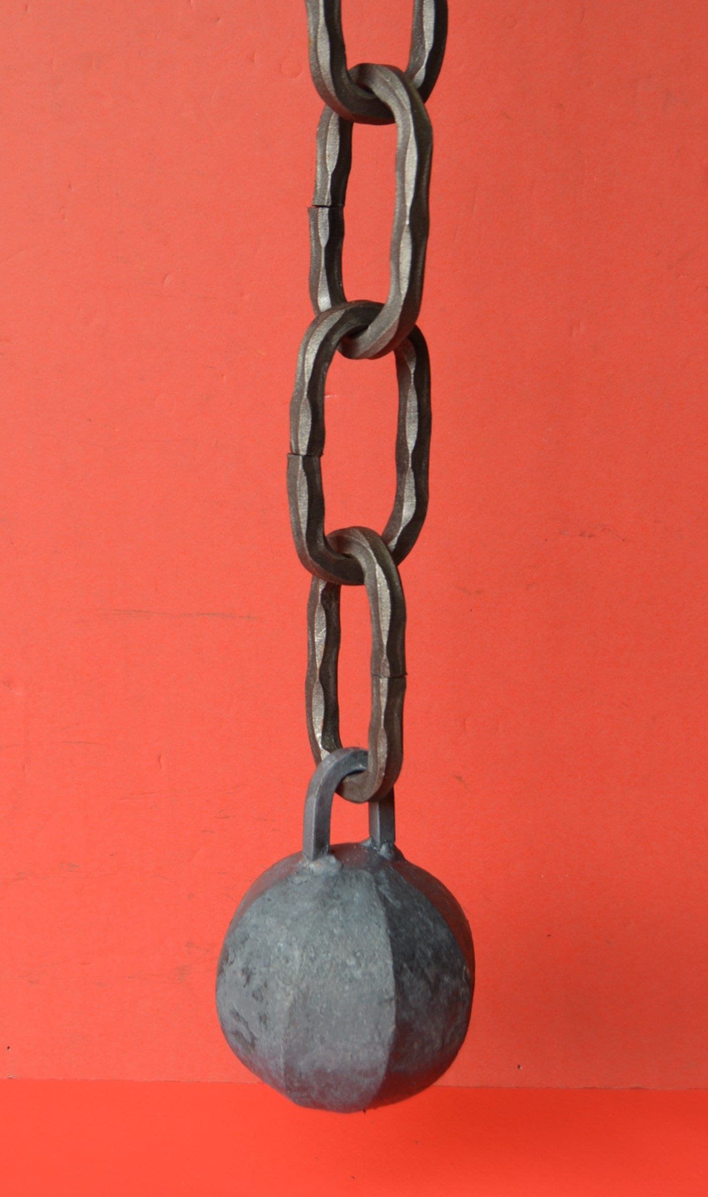 Rain Chain, Wrought Iron, Art Deco Rings With Links, Handmade in the ...