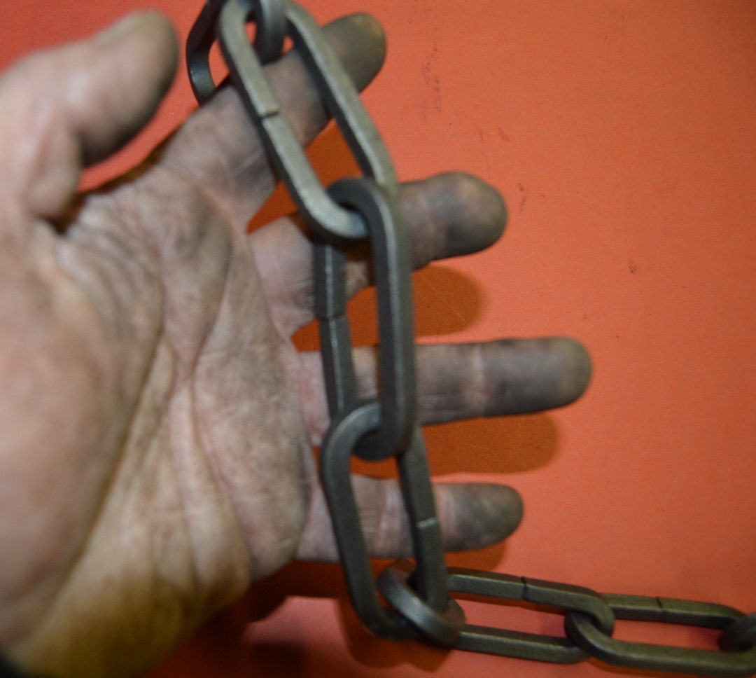 Wrought Iron Chain, Lighting, Chandelier, Lamp, 1/4" Square, 1" X 2 3/8 ...