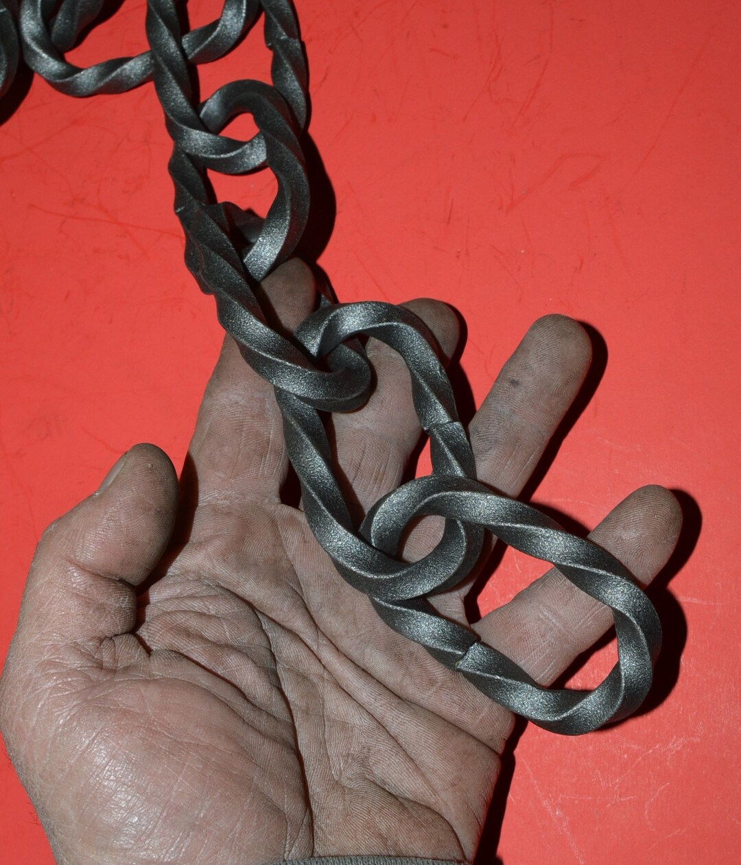 Mission Chain, Wrought Iron, Lighting, Chandelier, Twisted 5/16" Square ...