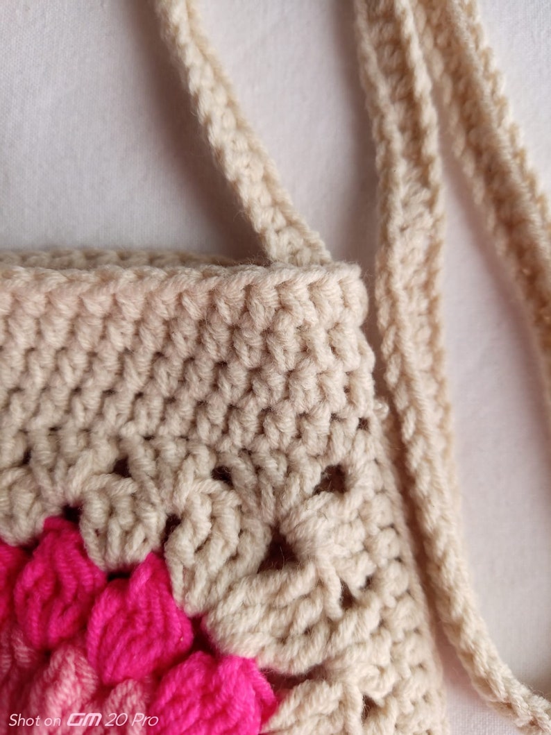 Daisy Granny Square Crochet Bag Pattern (PDF) - Etsy