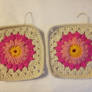 Daisy Granny Square Crochet Bag Pattern (PDF) - Etsy