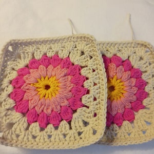 Daisy Granny Square Crochet Bag Pattern (PDF) - Etsy