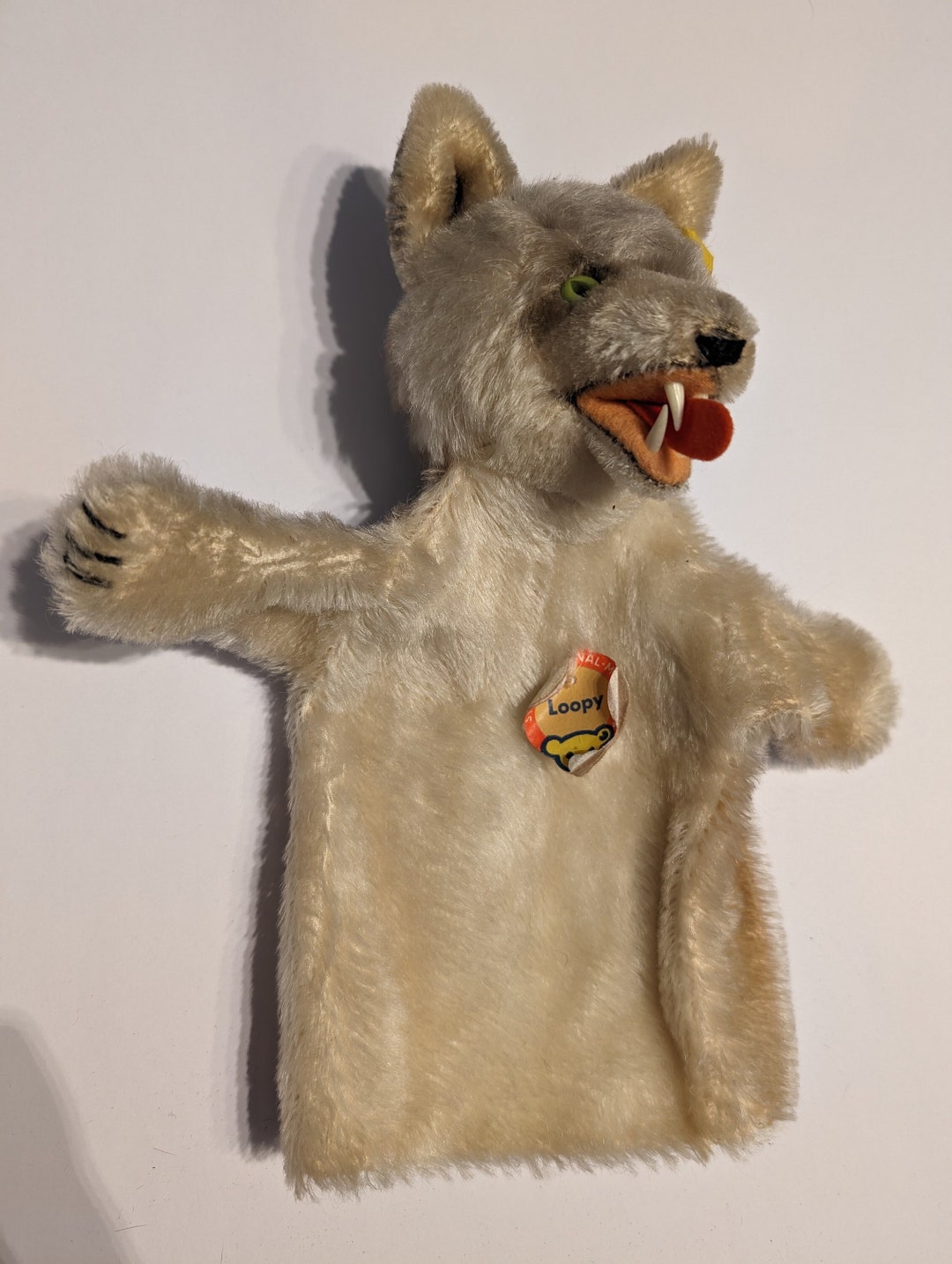 Original Steiff Hand Puppet Loopy wolf - Etsy
