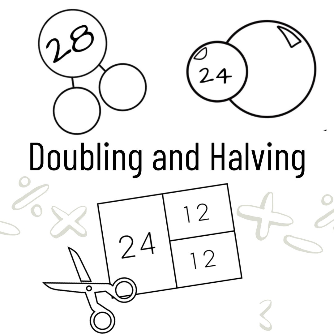 Elementary Maths Doubling and Halving Made Easy Grades 1-3 - Etsy