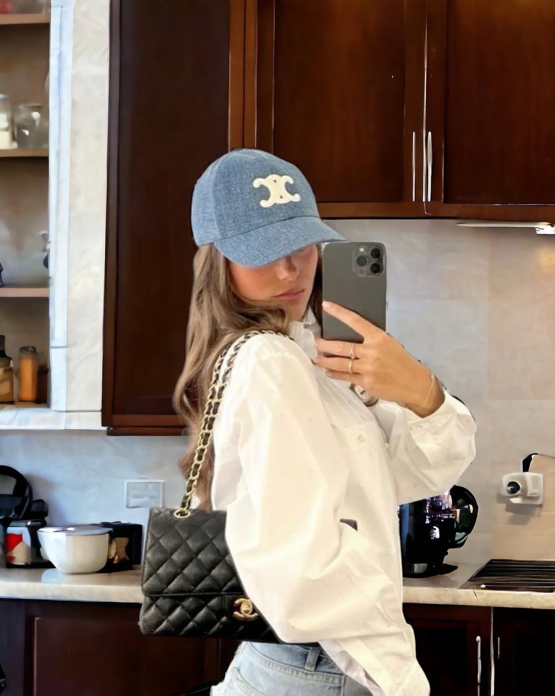 Celine Hat, Celine Triomphe Cap, Hat Women, Baseball Cap, Designer Hat ...