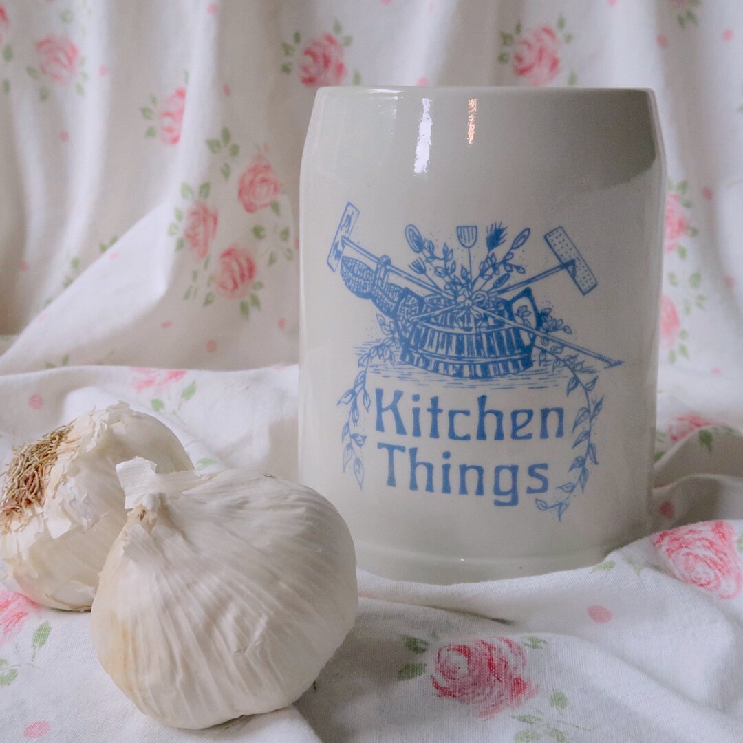 Authentic Vintage Ceramarte "kitchen Things" Utensils Holder ...