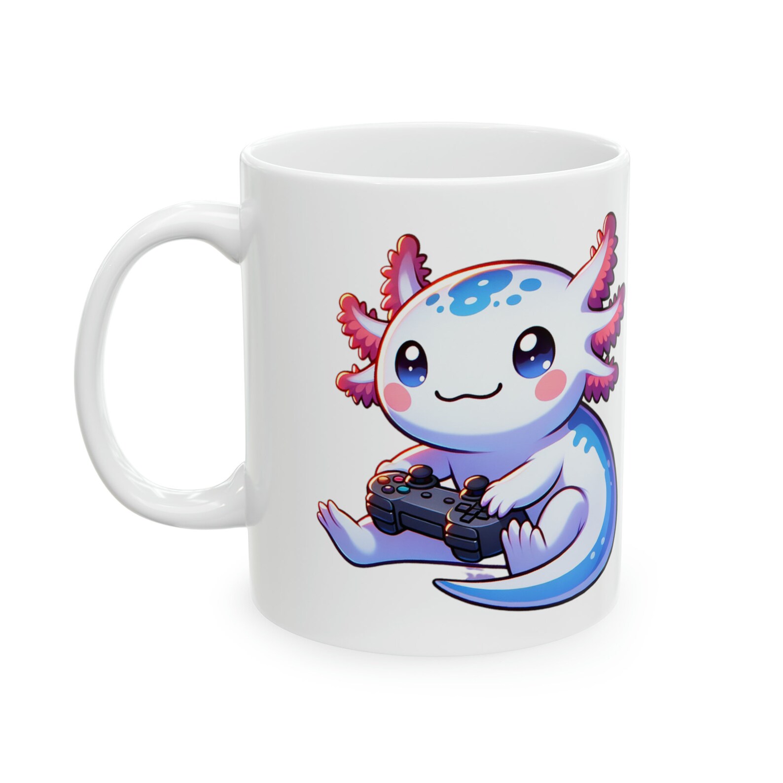 Axolotl Gamer Mug Birthday & Father's Day Gift Amphibian Joy in a ...