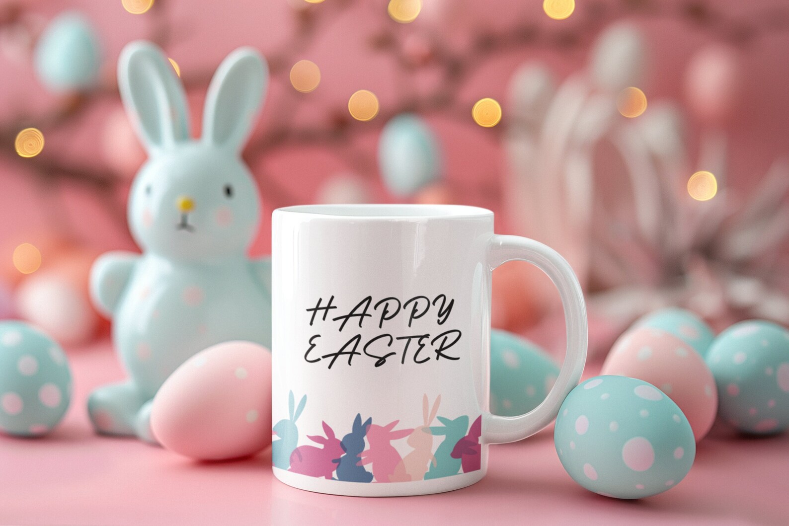 Hop Into Easter Joy With Our Cute Bunny Mug A Fun and Adorable Gift ...