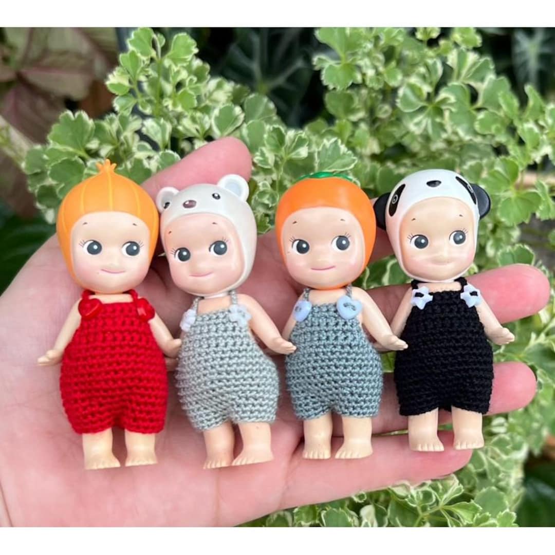 Sonny Angel Set Hand Made Dress Buttoned Overalls Set - Etsy
