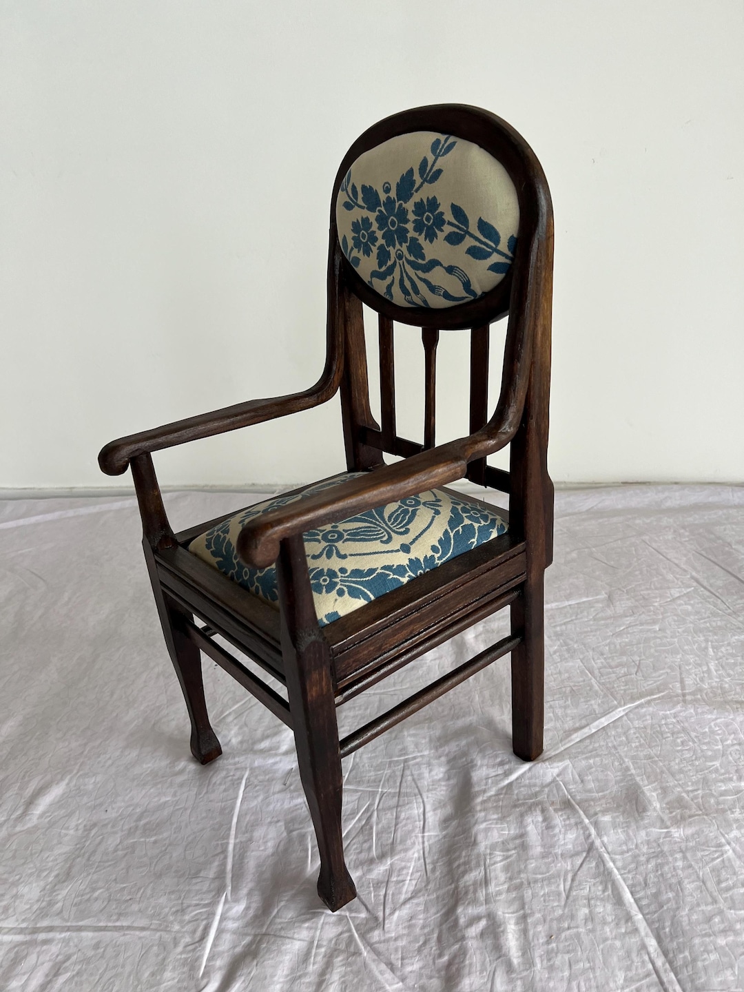Replica of a Chair for a Large Doll. 1900-1940. Natural Wood. Large ...